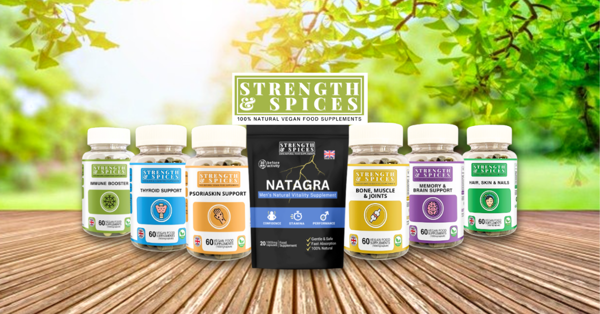 Strength & Spices | 100% Natural Vegan Health & Wellness Supplements ...